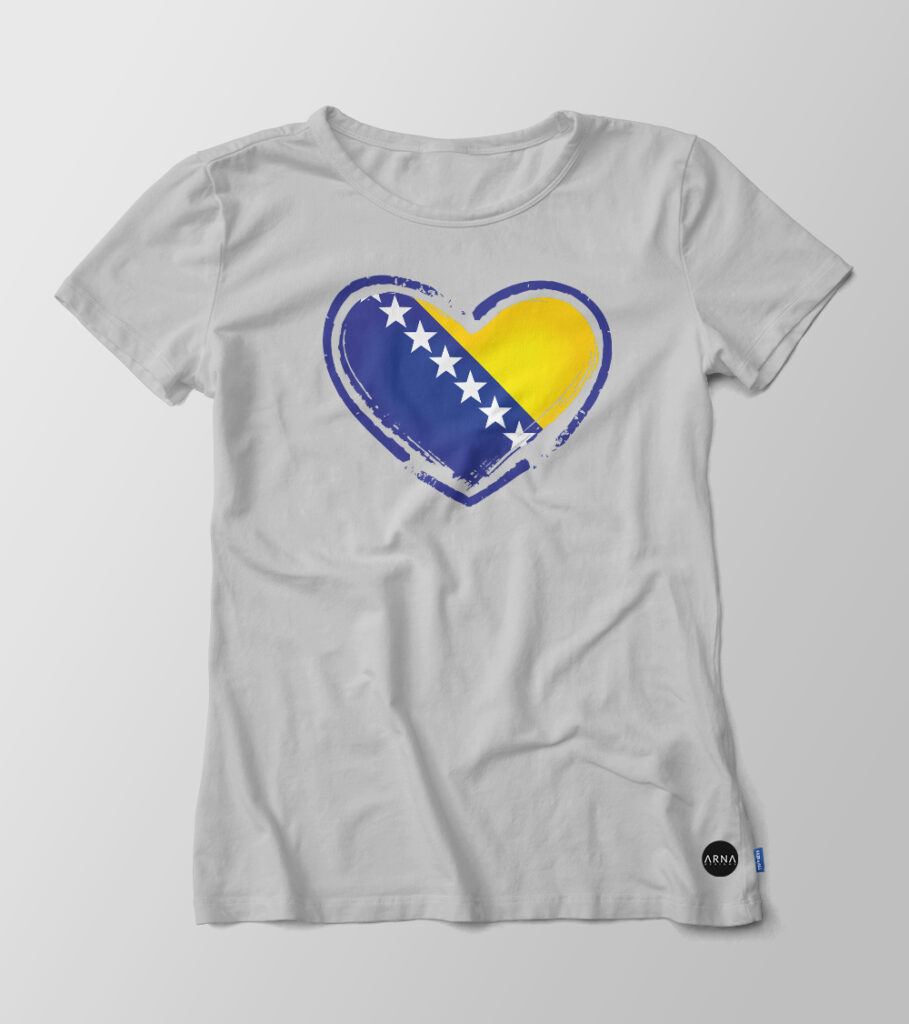 Majica - Srce BiH - ARNA Designs
